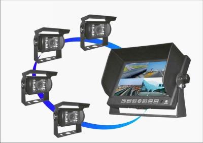 China Car Rear View System Kit Heavy duty 7 quad display rear view system for sale