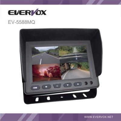 China Monitors  5 inch Quad Pictures Security Monitor for sale