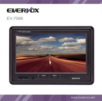 China Headrest monitors 7 inch Headrest TFT Monitor with stand for sale