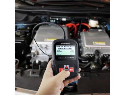 China FOXWELL BT100 12V Digital Car Battery Tester for Flooded, AGM, GEL BT100 12 Volt Automotive Battery Analyzer CCA Multi-l for sale