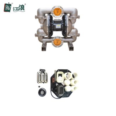 Cina 3 Inch Pneumatic Stainless Steel Double Diaphragm Pump Water Oil Lotion Acid Transfer in vendita