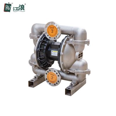 China SS316 Air Operated Pneumatic Double Diaphragm Pump Water Oil Lotion Acid Transfer for sale