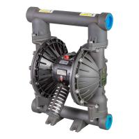 China Air Driven Double Diaphragm Pump Aluminum PTFE Diaphragm 1/4 Inlet 26ft Suction for sale
