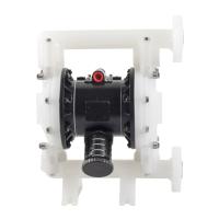 China RV Air Operated Double Diaphragm Pump 220°F 3600 RPM Flanged Chemical Handling for sale
