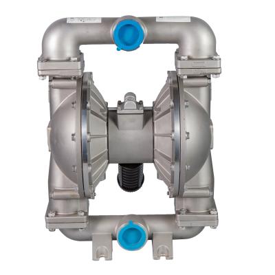 China 2 Inch Stainless Steel Double Diaphragm Pump With Buna-N Connections for Industrial Applications for sale