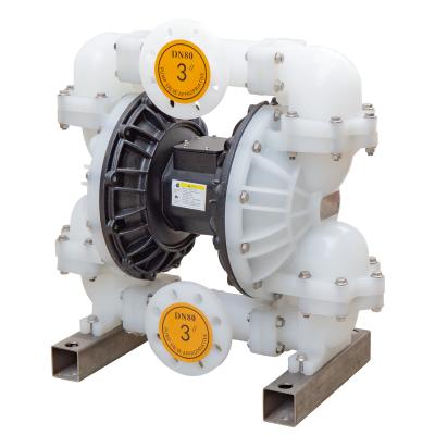 China 3 Inch Pneumatic Diaphragm Pump with Santoprene Diaphragm for 120psi Max Pressure Wastewater Treatment for sale