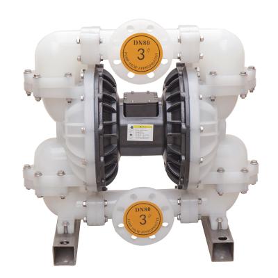China Pneumatic Diaphragm Pump with Low Pressure PTFE Diaphragm and 270gpm Flow Rate for Industrial Applications for sale
