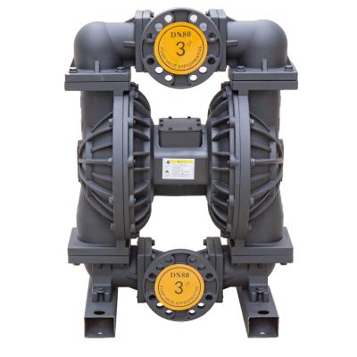 China 3 Inch Aluminum Air Operated Diaphragm Pump with 1022 L/M Flow Rate for Wastewater Treatment for sale