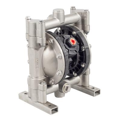 China RV25 Stainless Steel Pneumatic Reciprocating Drainage Pump with High Flow Rate and Corrosion Resistance for sale