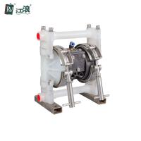 China 3/8 Inch PTFE Diaphragm Pump with 7 Bar Pressure and 26.5 L/Min Flow Rate for Acid and Alkali Transfer for sale