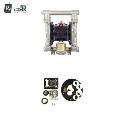 China RV 15 Pneumatic Reciprocating Drainage Pump with 100psi Max Working Pressure and 15gpm Flow Rate in Stainless Steel for sale