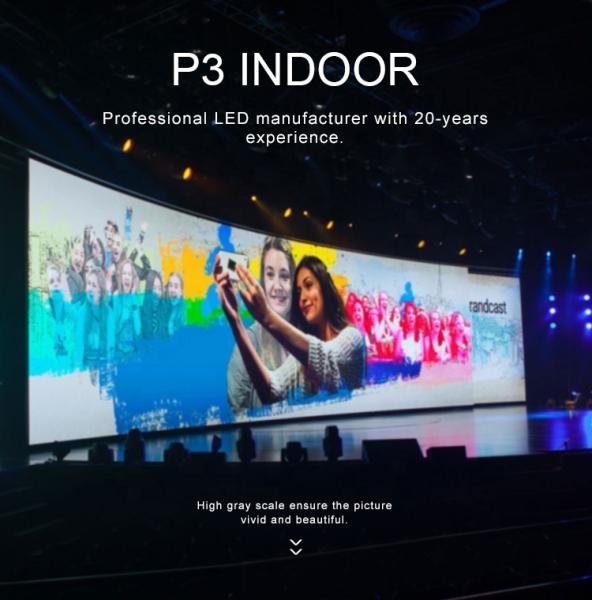 Quality Indoor P3 Led Module HD Full Color LED Display for sale