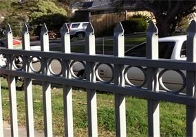 China High Safety Powder Coated School Gates Designs Fence 2100mm x 1800mm for sale