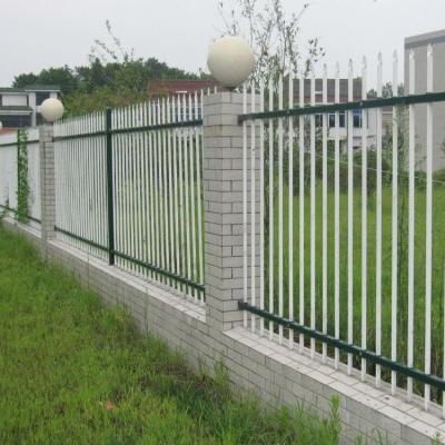 China Galvanized steel pipe fence / Cheap wrought iron fence panels for sale / Fence panels square tube from China for sale
