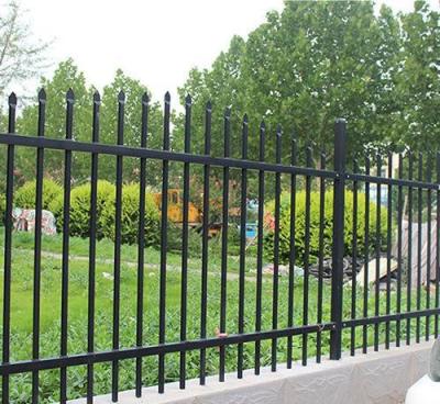 China Galvanized Steel Pipe Fence the Cheapest  Wrought Iron Fence Panels for Sale / Fence Panels Square Tube for sale