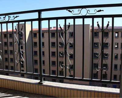 China Aluminium high security cheap black factory price Balconies and stair fences for sale