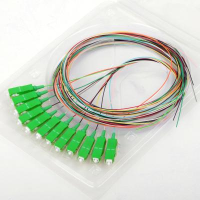 Китай Долгосрочное оптоволоконное соединение SC Optic Fiber Pigtail Patchcord с 5 временем продается
