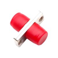 China FC Fiber Adapter Square Rectangular Simplex Duplex APC UPC PC Low Insertion Loss 0.2dB for FTTH FTTX for sale