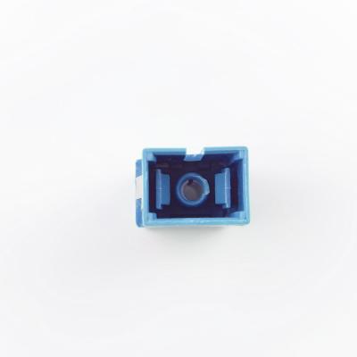 中国 1 ポート PBT 素材 耳のない防塵 シンプレックス カップラー SC UPC 付き 光ファイバー アダプター 販売のため