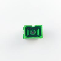 China SC APC Earless Dustproof Simplex Coupler Low Insertion Loss 0.2 dB for FTTH Active Connection for sale