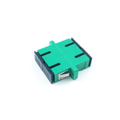 Cina Accoppiatore duplex antipolvere SC APC con connessione attiva in fibra ottica verde a due porte in vendita