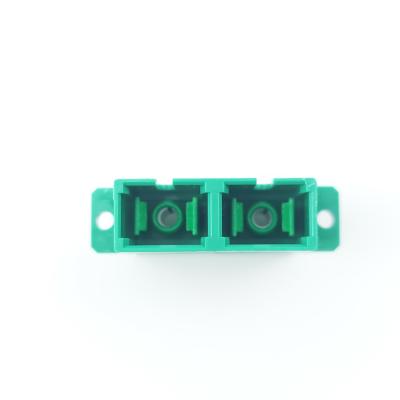 中国 SC APCダストプローフデュプレックスカップラー 2ポートグリーン光ファイバーアクティブ接続 販売のため