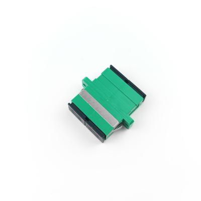 中国 SC APCダストプローフデュプレックスカップラー 2ポートグリーン光ファイバーアクティブ接続 販売のため