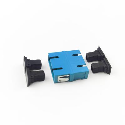 中国 双重SC/UPC光ファイバーアダプター FTTH 防塵 2 ポートアダプター 販売のため