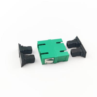 Cina 5 PBT Coupler duplex antipolvere senza orecchie SC Adapter a fibra ottica con APC in vendita