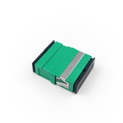 Cina 5 PBT Coupler duplex antipolvere senza orecchie SC Adapter a fibra ottica con APC in vendita