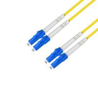 China LC UPC Fiber Optic Patchcord Low Insertion Loss 0.25dB Custom Length for sale