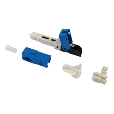 China MAX≤0,5dB Perda de inserção SC UPC SM Simplex Fibra Óptica Conector Rápido para FTTH e Rede à venda