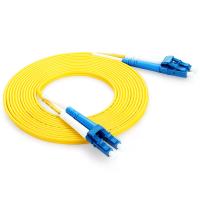 China LC UPC Fiber Optic Patchcord Low Insertion Loss 0.25dB Custom Length for sale