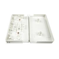 China ABS 2-Core Plastic Fiber Optic Faceplate Socket Panel 117x70x19mm for Indoor FTTX Network for sale