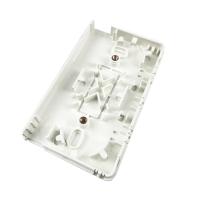 China ABS 2-Core Plastic Fiber Optic Faceplate Socket Panel 117x70x19mm for Indoor FTTX Network for sale