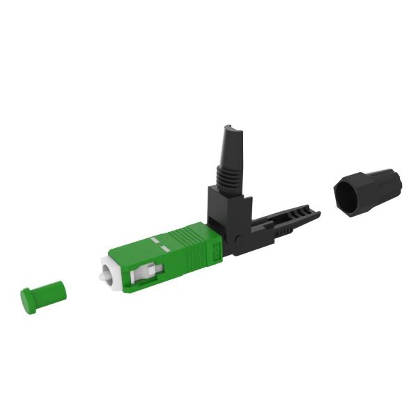 Quality Simplex SC Fiber Optic Fast Connector UPC Polished for FTTH Field Assembly in for sale