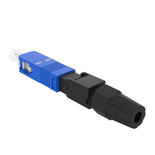 Quality Simplex SC Fiber Optic Fast Connector UPC Polished for FTTH Field Assembly in for sale