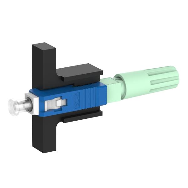 Quality Network Simplex SC Fiber Optic Fast Connector with UPC Polished Drop Cable -40- for sale