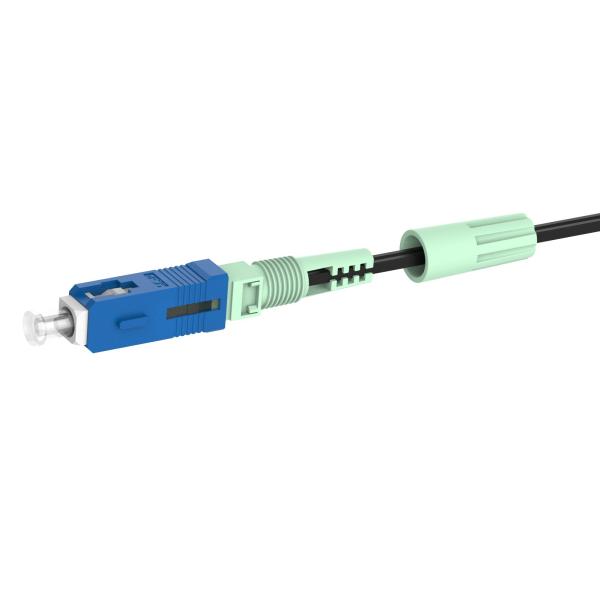 Quality Network Simplex SC Fiber Optic Fast Connector with UPC Polished Drop Cable -40- for sale