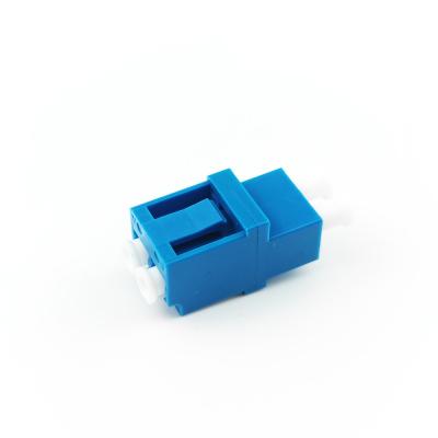 Cina Flancheria standard a 2 porte duplex LC UPC Adapter a fibra ottica utilizzato accoppiatore senza orecchie per FTTH in vendita