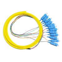 China SC UPC Optic Fiber Pigtail Patchcord Customizable Length 0.9mm 3.0mm Low Insertion Loss for sale
