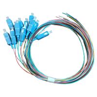 China SC UPC Optic Fiber Pigtail Patchcord Customizable Length 0.9mm 3.0mm Low Insertion Loss for sale