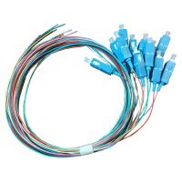 China SC UPC Optic Fiber Pigtail Patchcord Customizable Length 0.9mm 3.0mm Low Insertion Loss for sale