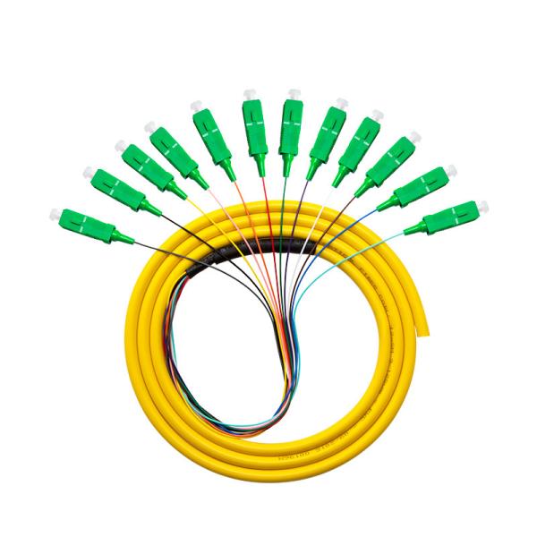 Quality Customizable Length SCAPC Optic Fiber Pigtail with 5 Years Guarantee for sale