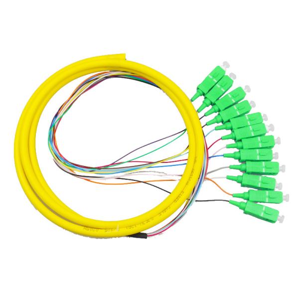 Quality Customizable Length SCAPC Optic Fiber Pigtail with 5 Years Guarantee for sale