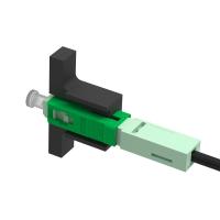 China Simplex SC APC Fiber Optic Fast Connector 2x3mm Drop Cable Field Assembly for sale