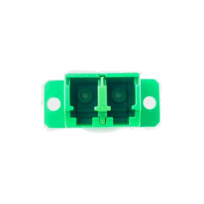 China Green Eared Duplex A LC APC Optic Fiber Adapter Function for Optical Fiber Connection for sale