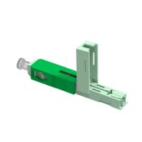 China Simplex SC APC Fiber Optic Fast Connector 2x3mm Drop Cable Field Assembly for sale