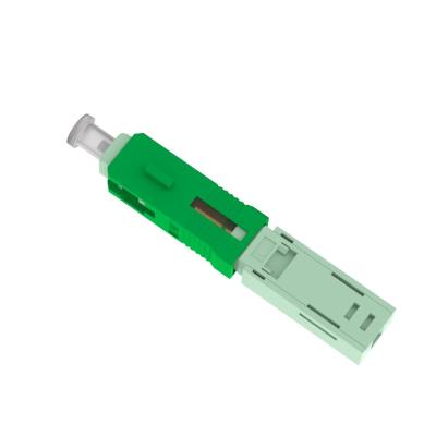 China Simplex SC APC Fiber Optic Fast Connector 5 Used for Wired LAN Network Field Assembly for sale