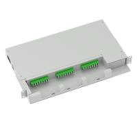 China 24 Cores LC APC 19 Inch Swing Patch Panel Sub Optic Distribution Frame 44x482x280mm Gray for sale